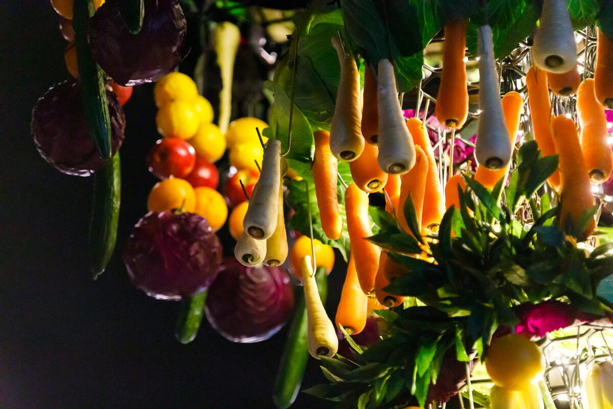 Giant Vegetable Chandeliers 2019